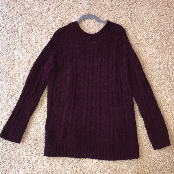PacSun | Sweaters | Burgundy Sweater | Poshmark